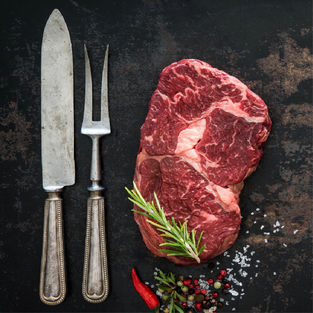 GHF 14 Days Dry Aged Grassfed Beef Ribeye 180g (Frozen) | Shopee Singapore