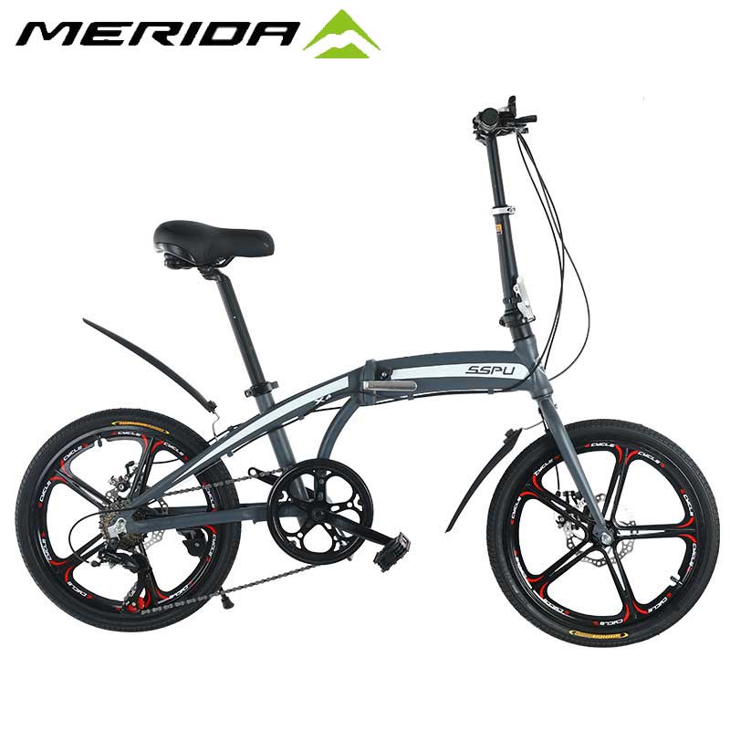 Merida Foldable Bicycle Aluminum Alloy Ultra-light Portable Bicycle 20 ...
