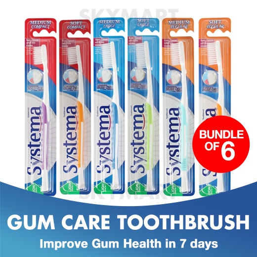 [Bundle of 6] Systema Gum Care Toothbrush Systema Toothbrush | Shopee ...