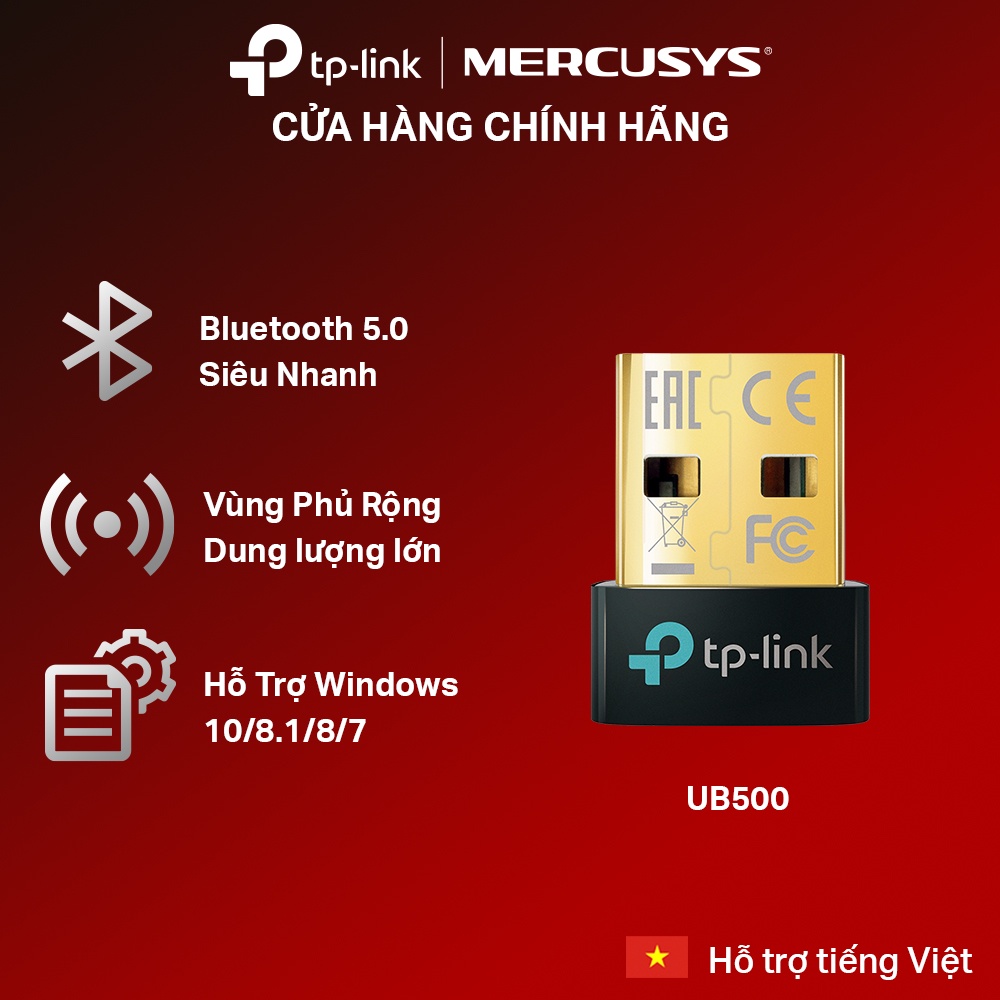 Tp-link UB500 USB Nano Bluetooth 5.0 Bluetooth Adapter | Shopee Singapore