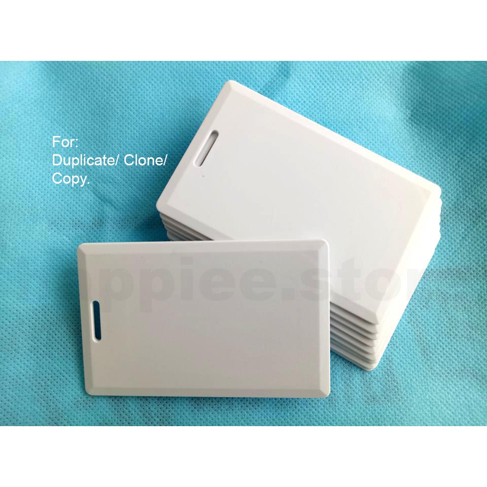10 pcs - 125Khz Rewritable RFID ID Card (Thick) | Shopee Singapore
