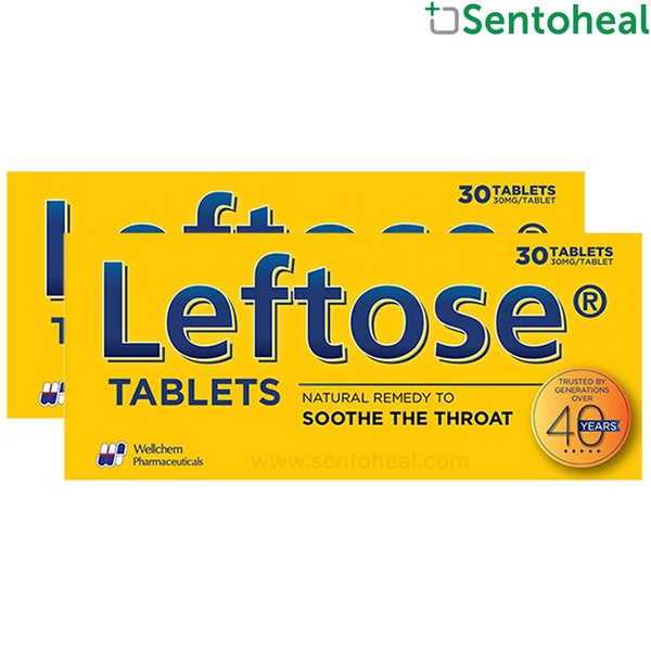 Leftose 30mg 30 tablets x 2 packs/ 4 packs - relieves sore throat ...
