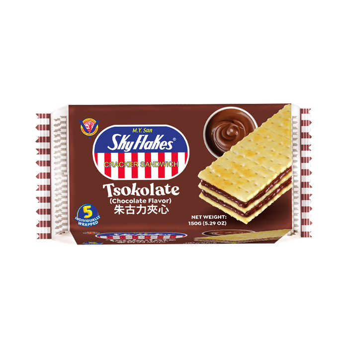Skyflakes Cracker Sandwich - Chocolate, 150g | Shopee Singapore