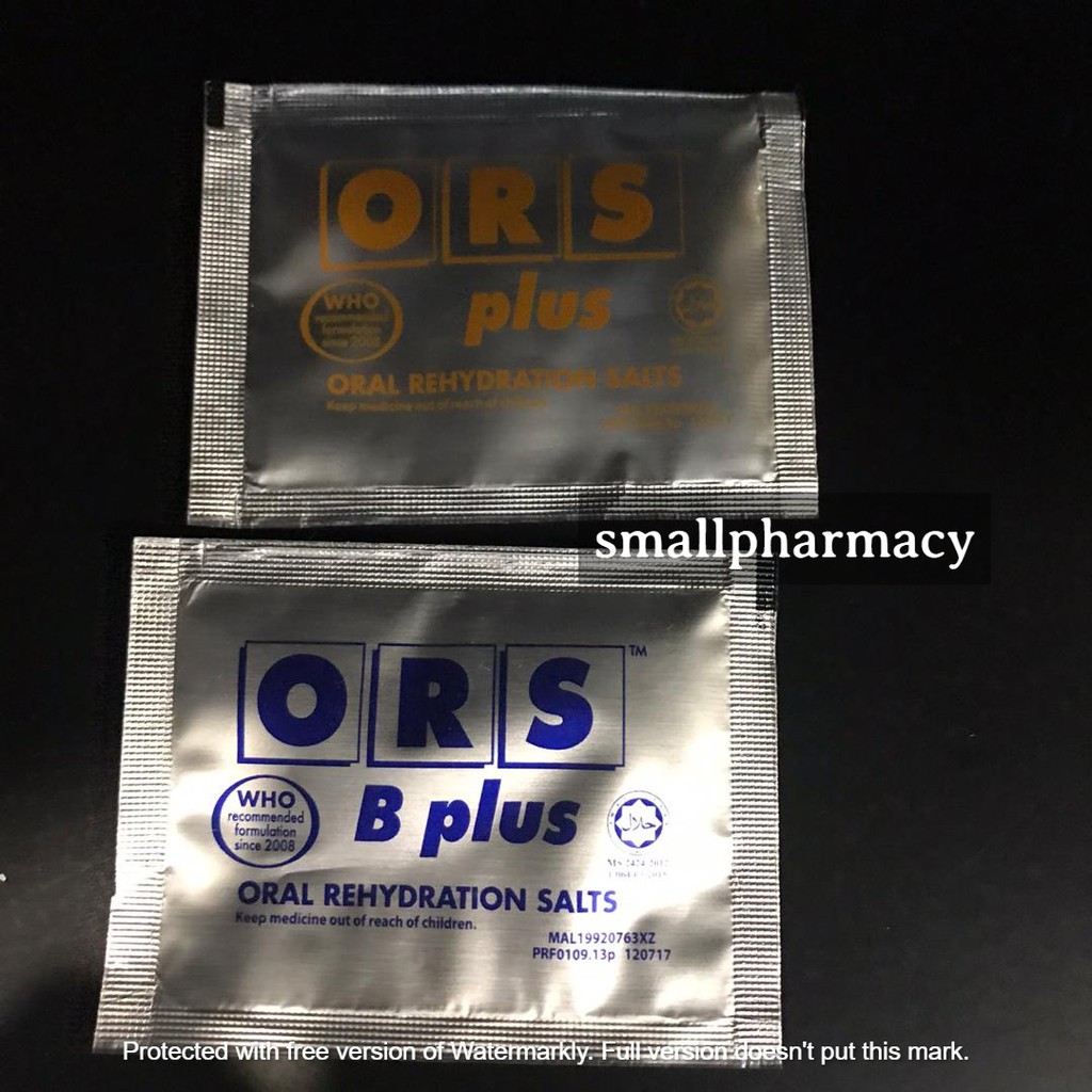 ORS Oral Rehydration Salt Plus 1 Sachet | Shopee Singapore