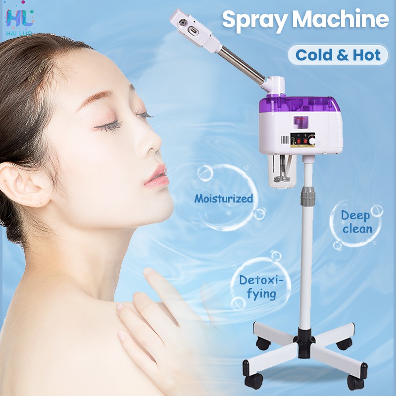 [High quality] Hot Cold Spray Machine Facial Steamer Home Spa Ozone ...