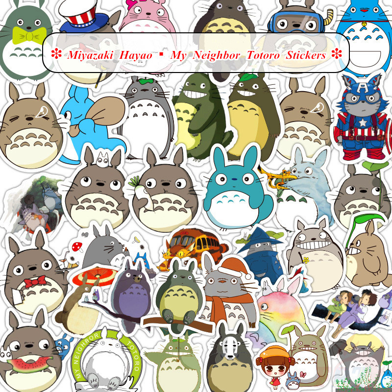 50Pcs/Set My Neighbor Totoro Series 01 Stickers Miyazaki Hayao Anime ...
