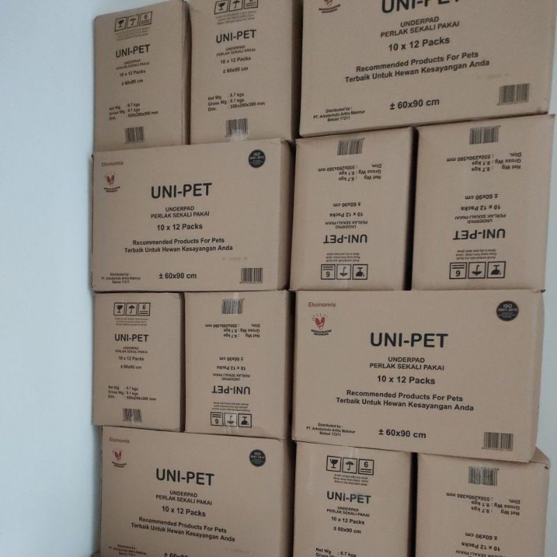 Unipet Underpad/60x90 12pack (1dus) | Shopee Singapore