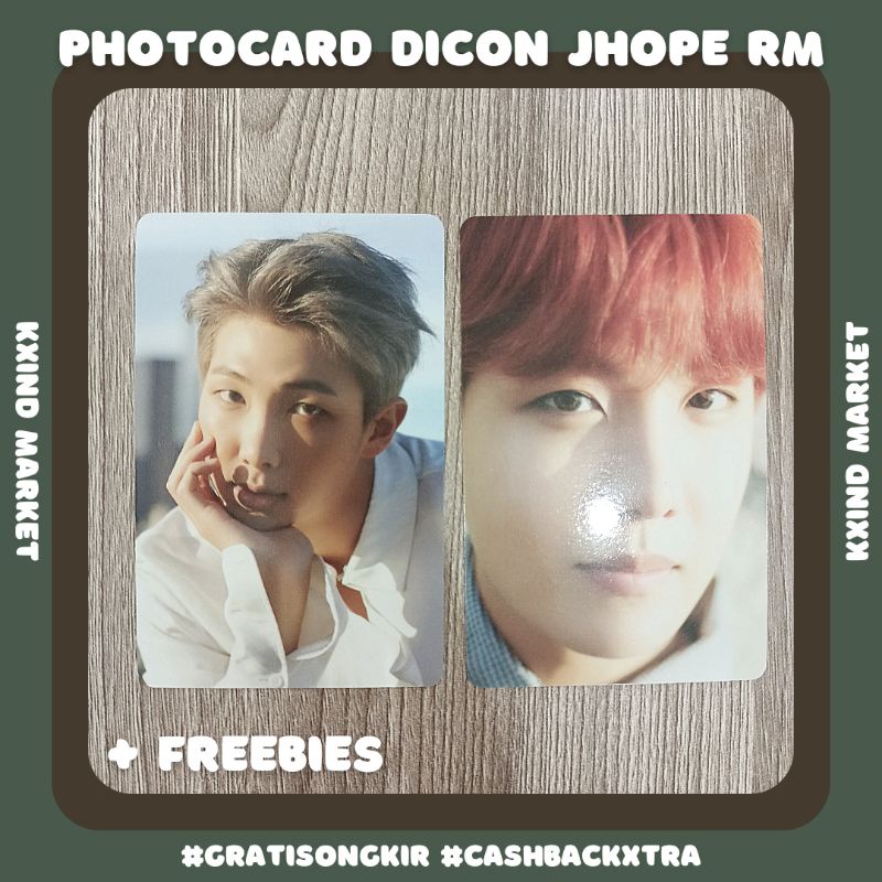 Photocard dicon bts Jhope & Rapmonster / PC dicon New / sharing PC ...