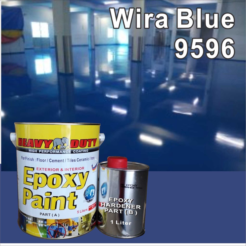 5 Liter EPOXY ( HEAVY DUTY ) Two Pack Epoxy Floor Paint - 4 Liter Epoxy ...
