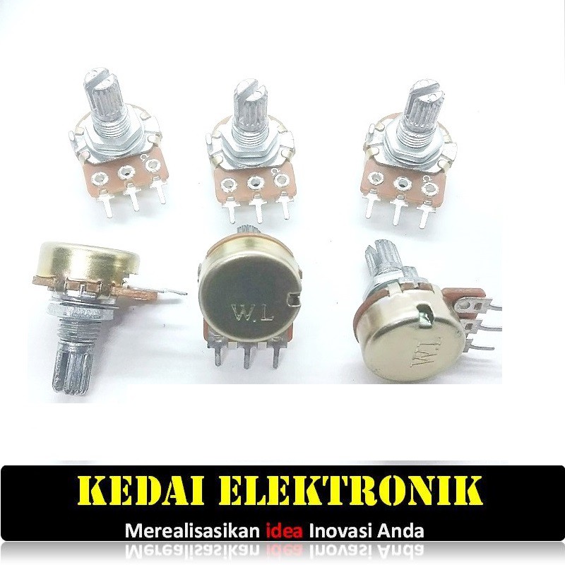 Potentiometer Variable Resistor 1k 1m Shopee Singapore