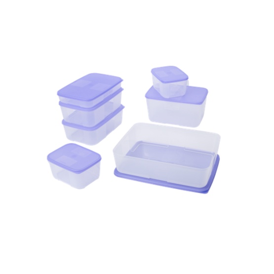 Genuine Freezermate Essential 7 Tupperware freezer box set | Shopee ...
