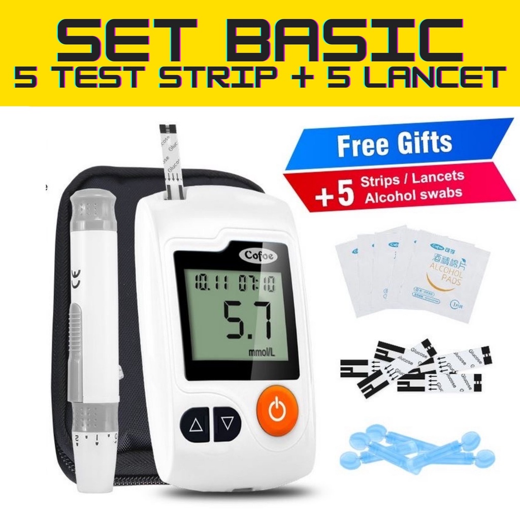 GLUCOMETER GLUCOSE METER GLUCOSE MONITOR CHECK GULA TEST GULA | Shopee ...