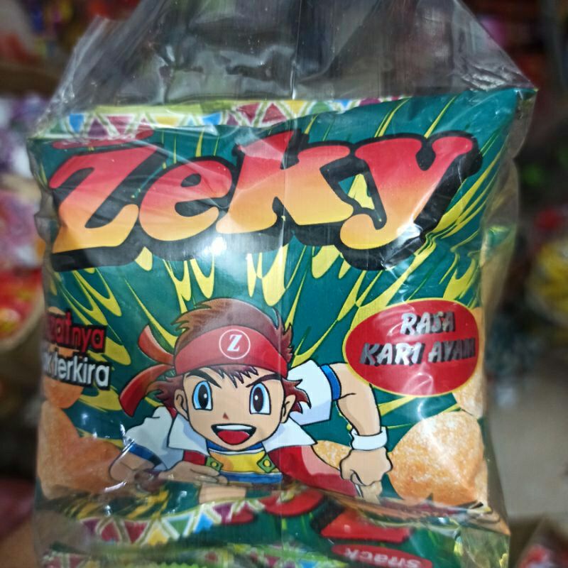 Zeky Snack Old School Chicken Curry Flavor With Prizes Contents 10 Pcs ...