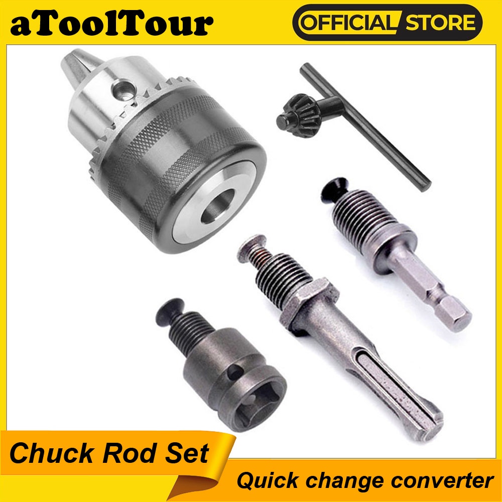 Drilling Chuck Quick Change Converter 1/2"-20UNF Key Chuck Thread ...