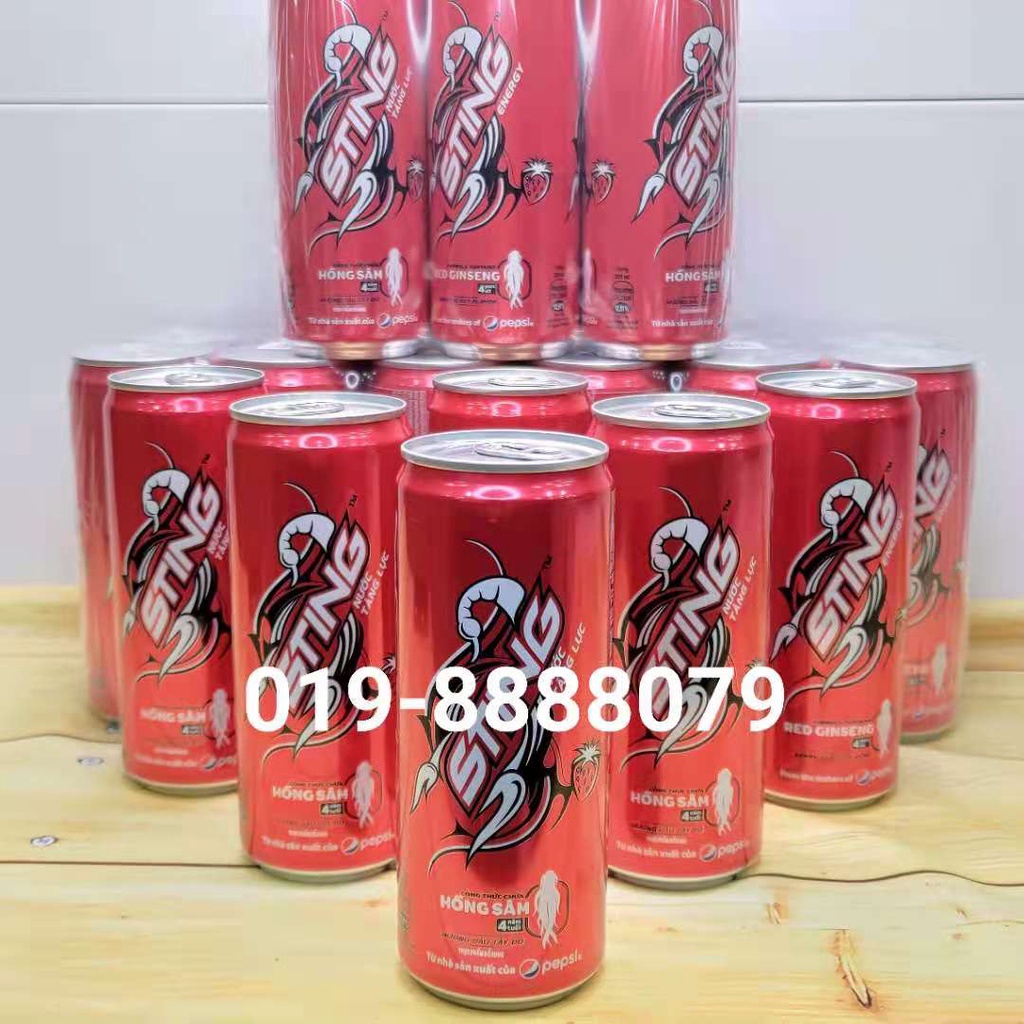 Nuoc Tang Luc Sting Dau - Energy Drink Red Gingseng 320ml | Shopee ...