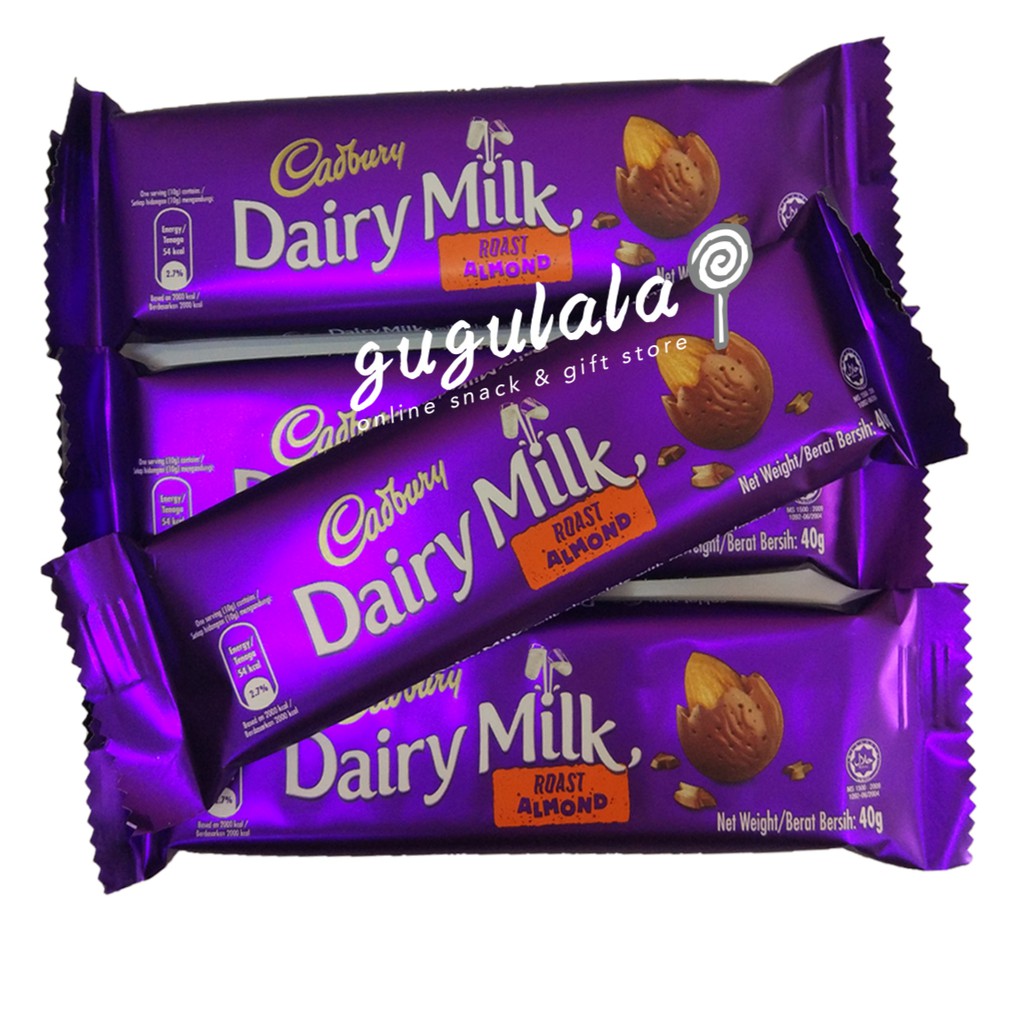 Cadbury Dairy Milk Roast Almond 37g | Shopee Singapore