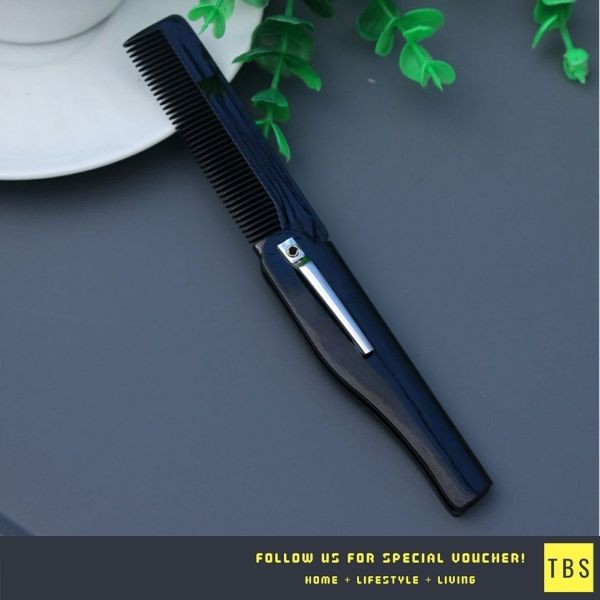Portable Folding Pocket Comb (For Men Hair, Beard, Moustache, Pomade ...