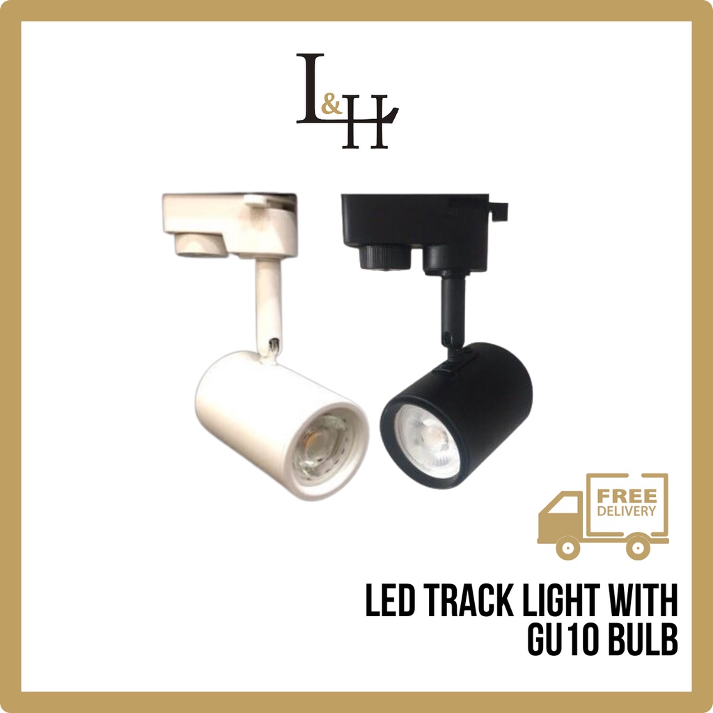 [SG Seller] LED Track Light With GU10 Bulb (Exclude Track) | Shopee ...