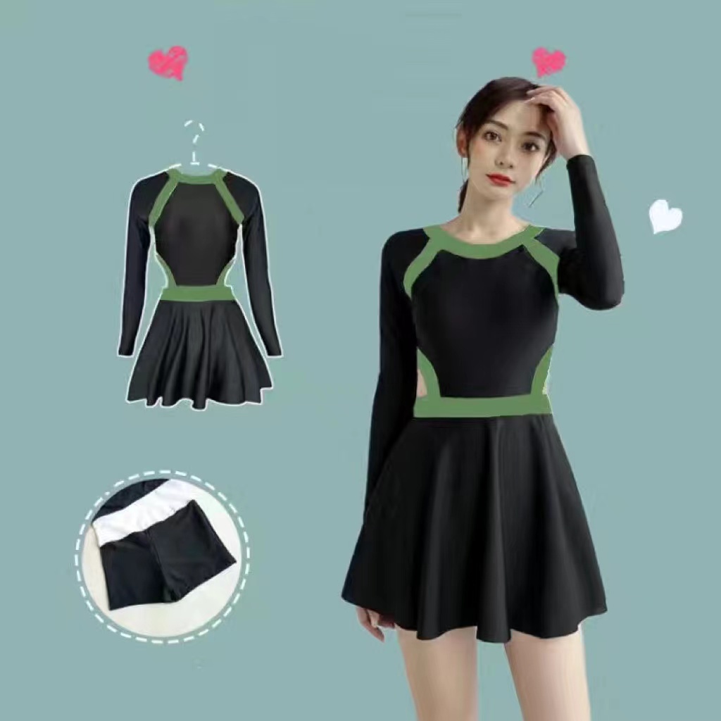 New One Piece Hollow Out Swimsuit Covers The Belly And Shows Thin Care