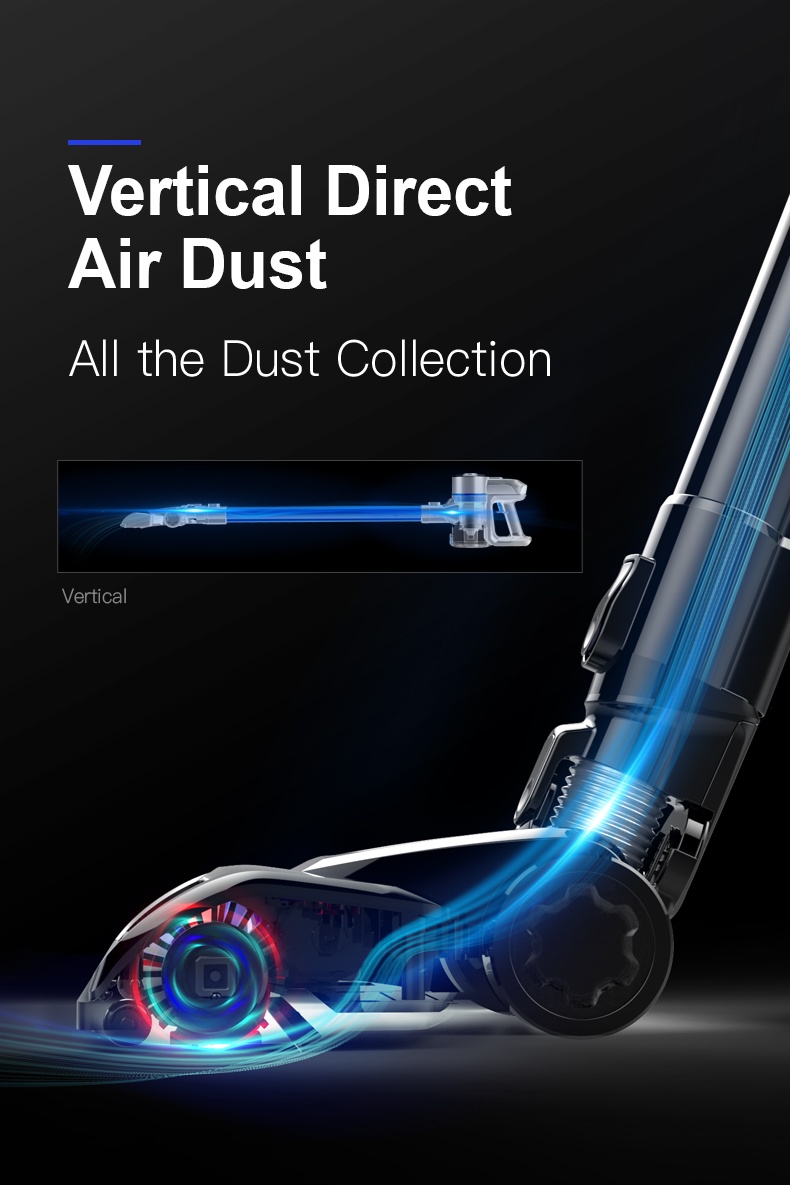 Dibea G12 Cordless Vacuum Cleaner Rampage 14,000 Pa Suction Handheld ...