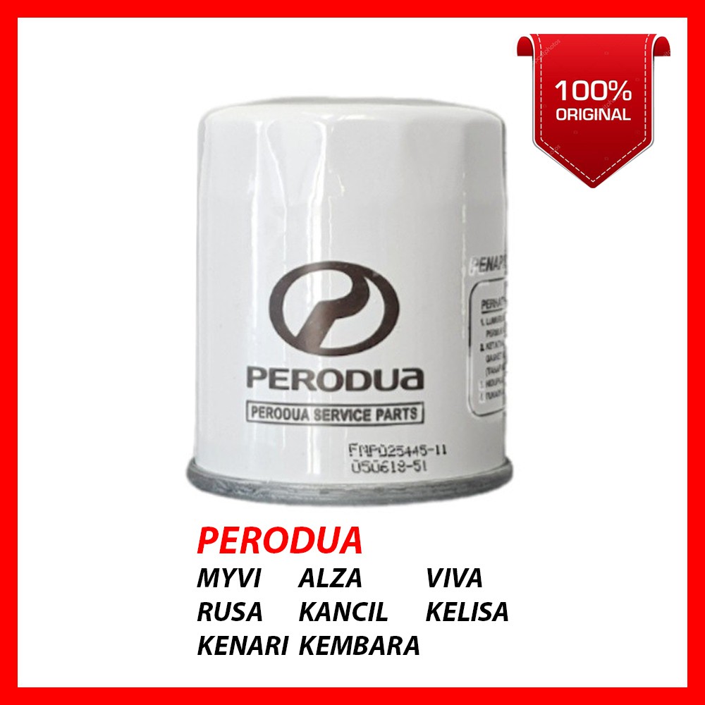 Perodua Oil Filter - Myvi / Alza / Viva / Kenari / kelisa / Kancil ...