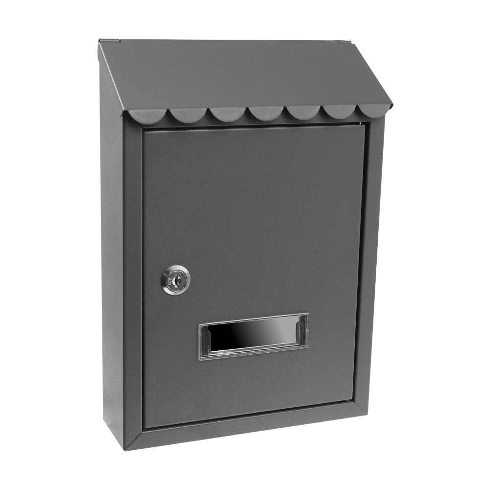 TRENY Basic Letter Box Steel Post Carte Mailbox Outdoor Besi Asas Kotak ...