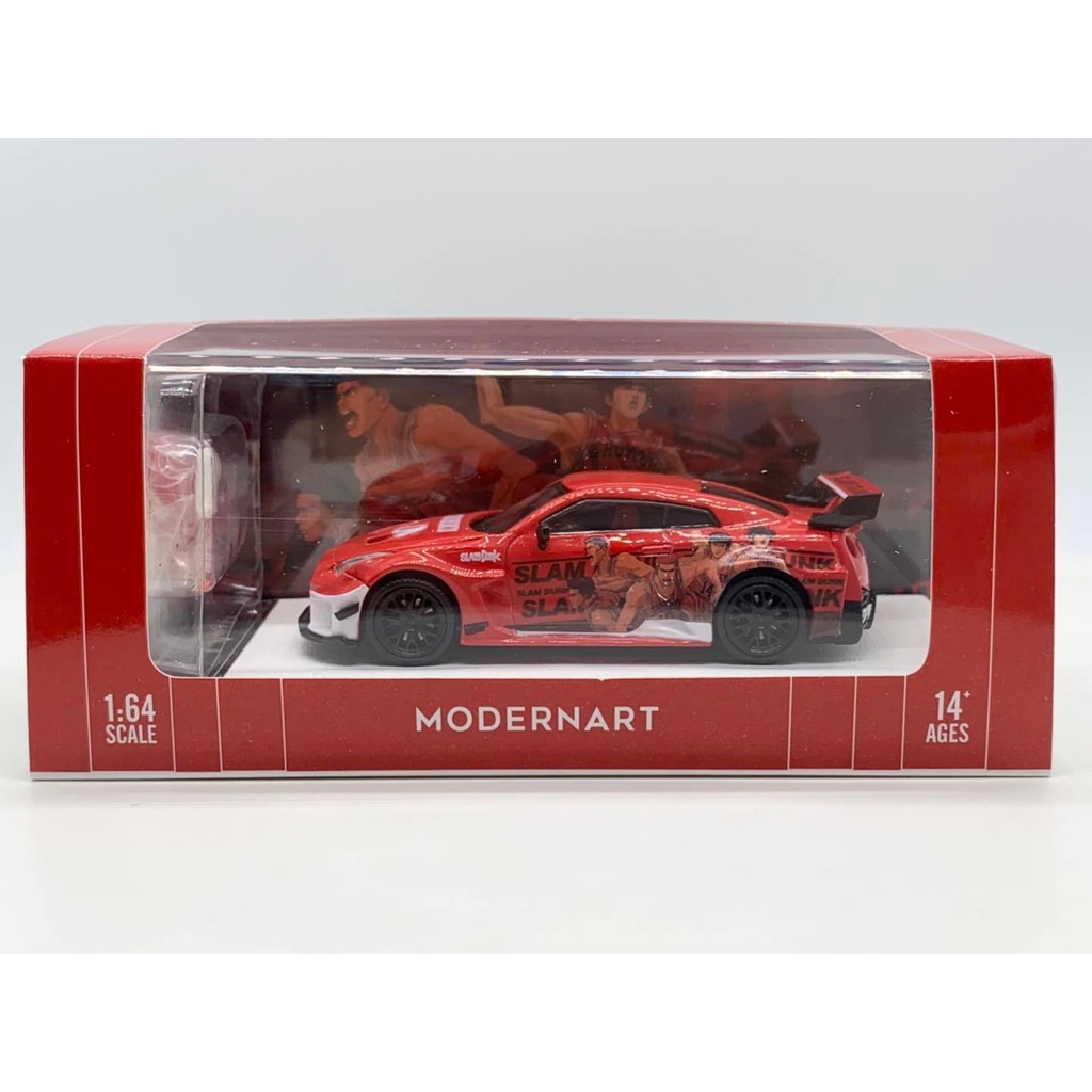1/64 Modernart Liberty Walk LB R35 GT-RR Slam Dunk Edition Mini GT ...
