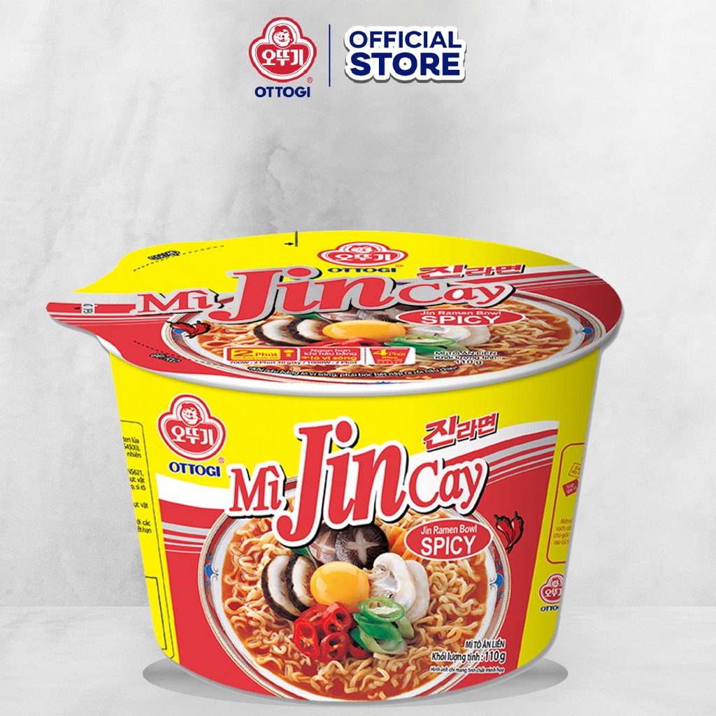 Ottogi Spicy Jin Noodles Bowl 110g | Shopee Singapore