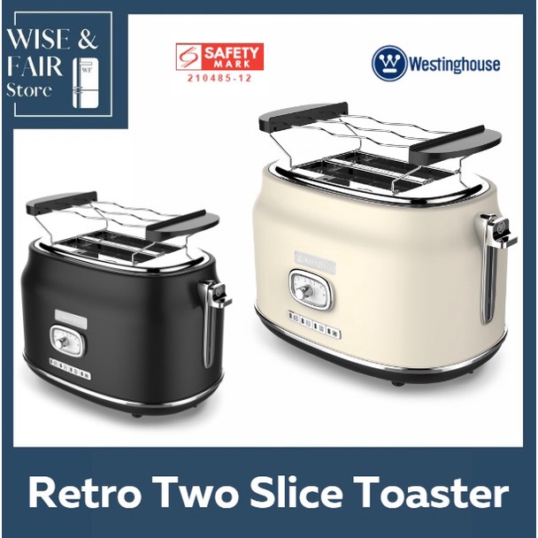 Westinghouse 2 Slice Toaster | Retro Series | Removable Warming Rack ...