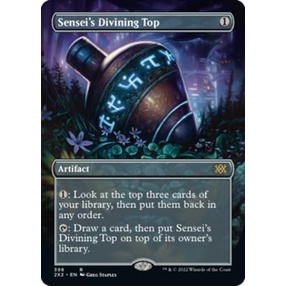 Sensei's Divining Top Borderless Magic the Gathering Double Masters ...
