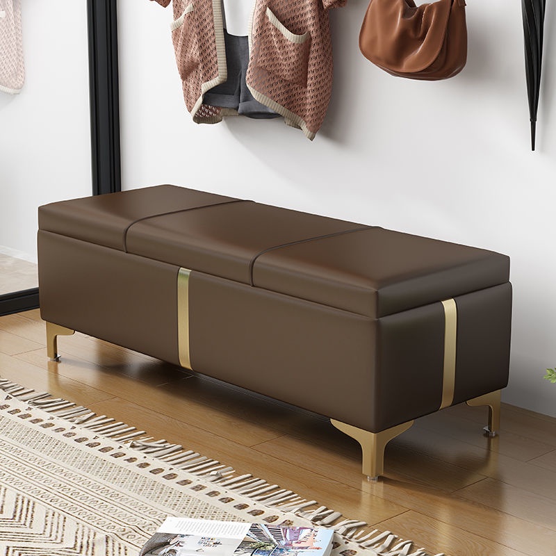 36 inch Wide Rectangle Lift Top Storage Ottoman Bench in Upholstered ...