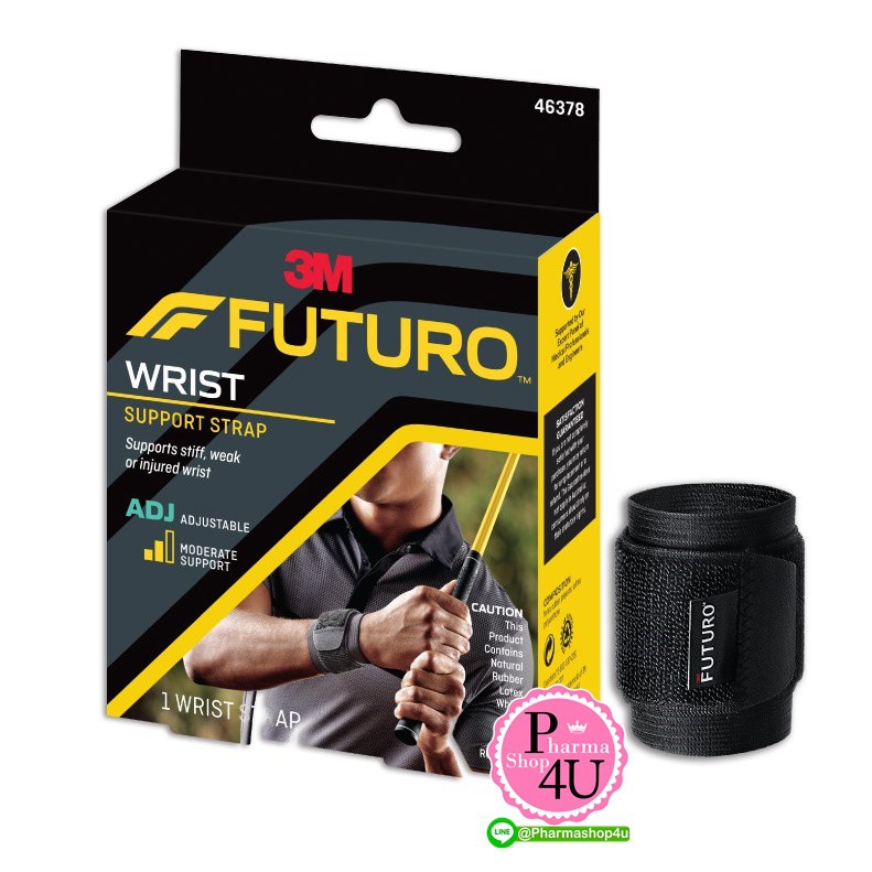 Futuro Wrist Support Strap Adjustable Black Sports Model (New) 7842 ...