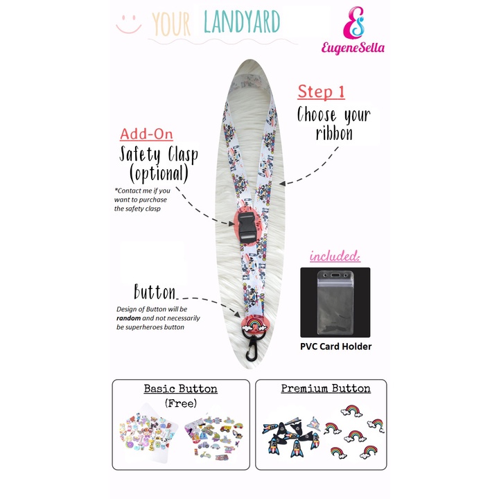 Cartoon KIDS LANDYARD - Pokemon/ Minions/ Little Pony/ Robocar Poli ...