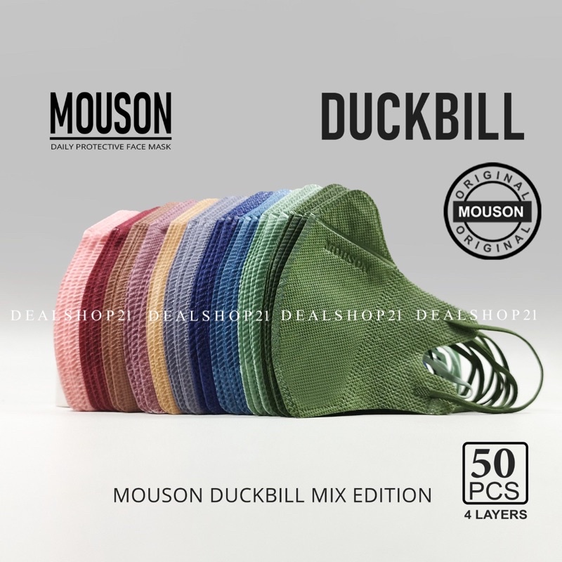 Duckbill MASK, IZIN MENKES RI, 1 BOX CONTAINS 50 pcs | Shopee Singapore
