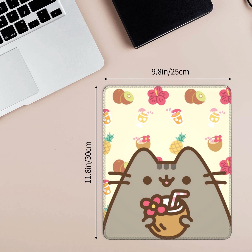 Pusheen The Cat 30x25cm Printed Non-Slip Rubber Mouse Pad | Shopee ...