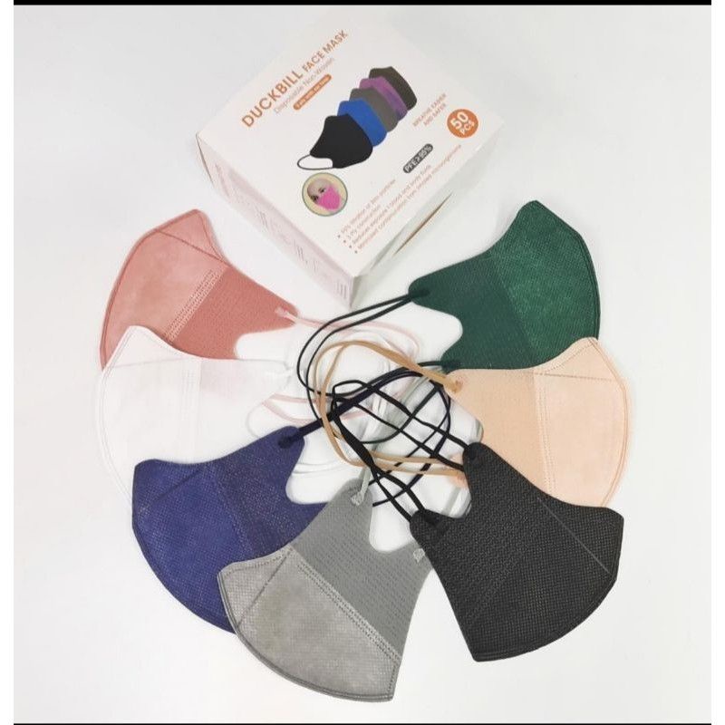 Duckbill HIJAB EARLOOP Mask 3PLY/cool HIJAB DUCKBILL Stripe/EARLOOP ...