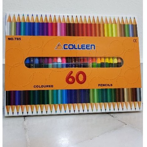 Colleen Colour Pencil 60 Colours (30 pcs) | Shopee Singapore