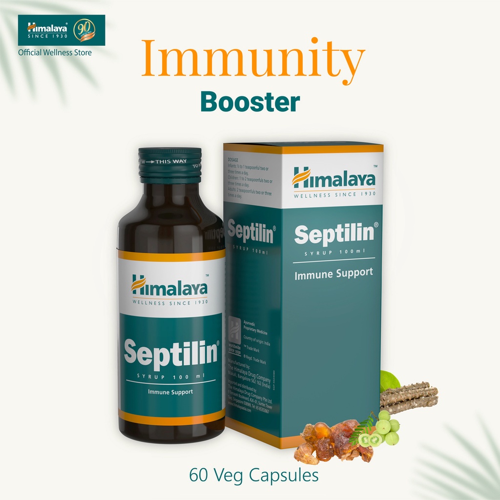 Himalaya Septilin Syrup 100ml - Kid's Immunity (Bundle of 2) (14 Days ...