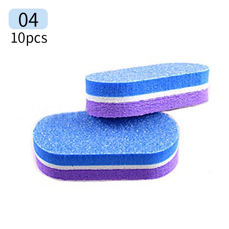 10Pcs Mini Nail Sponge Files Buffer Block Buffing Sanding Nails File ...