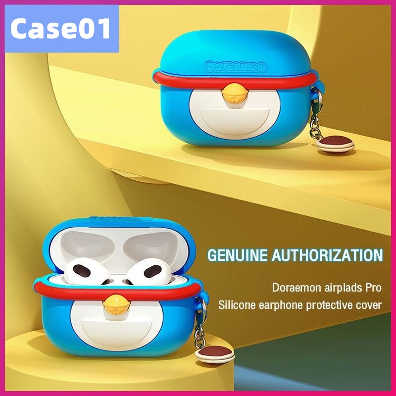 Case01 3D Doraemon AirPods Case for Airpods Pro Soft Silicone Cover for ...