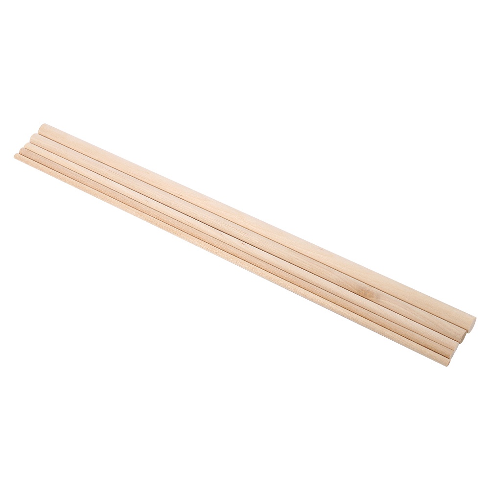 10pcs 30cm Long DIY Wooden Arts Craft Sticks Dowels Pole Rods Sweet ...