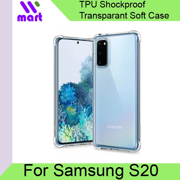 Samsung Galaxy S20 Soft Transparent Case with Shockproof Airbags Back ...