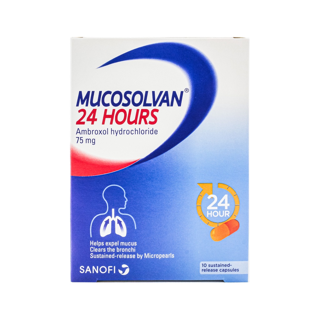 Mucosolvan 24 Hours 75mg (10 Capsules) | Shopee Singapore