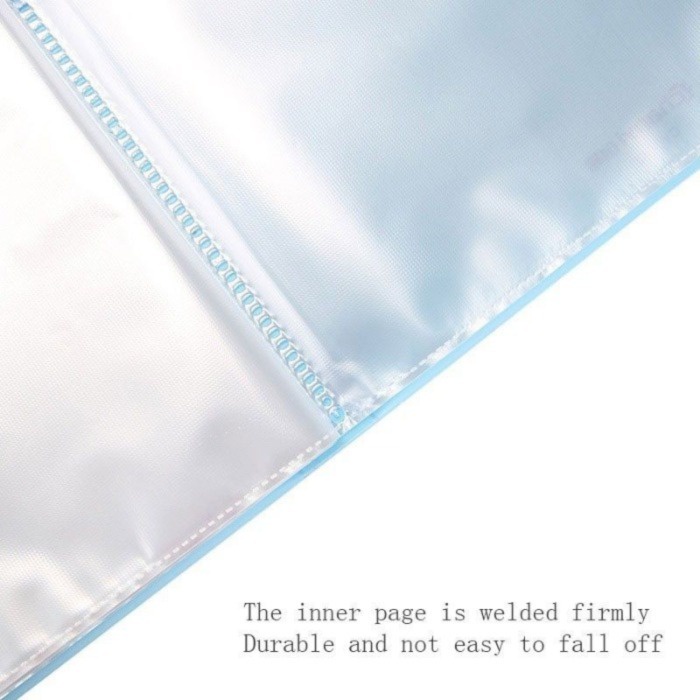 A4 File Folder Clear Insert Book Transparent Inner Page Plastic Folder ...