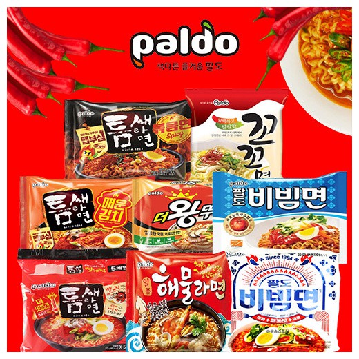 [PALDO] Original Korea Instant Noodles Collection Ramen Ramyun Korean ...