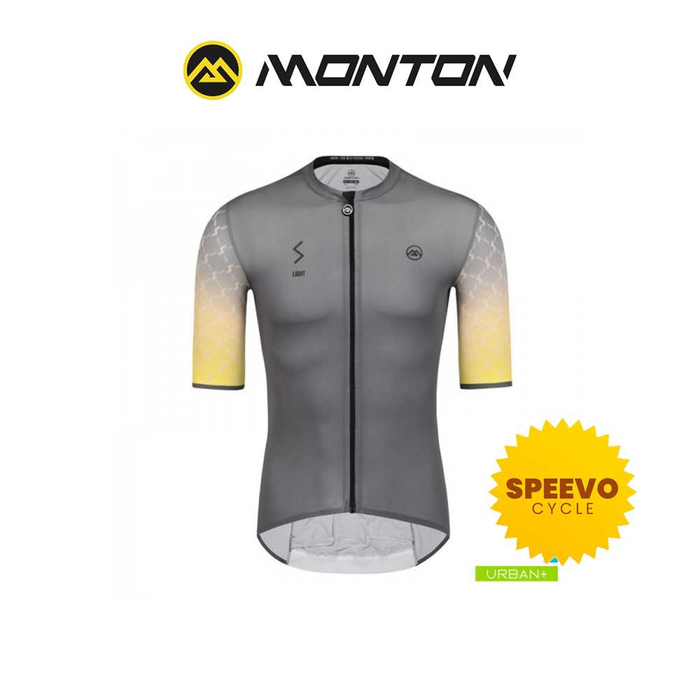MONTON MEN CYCLING JERSEY URBAN LIGHT (DARK GRAY) | Shopee Singapore