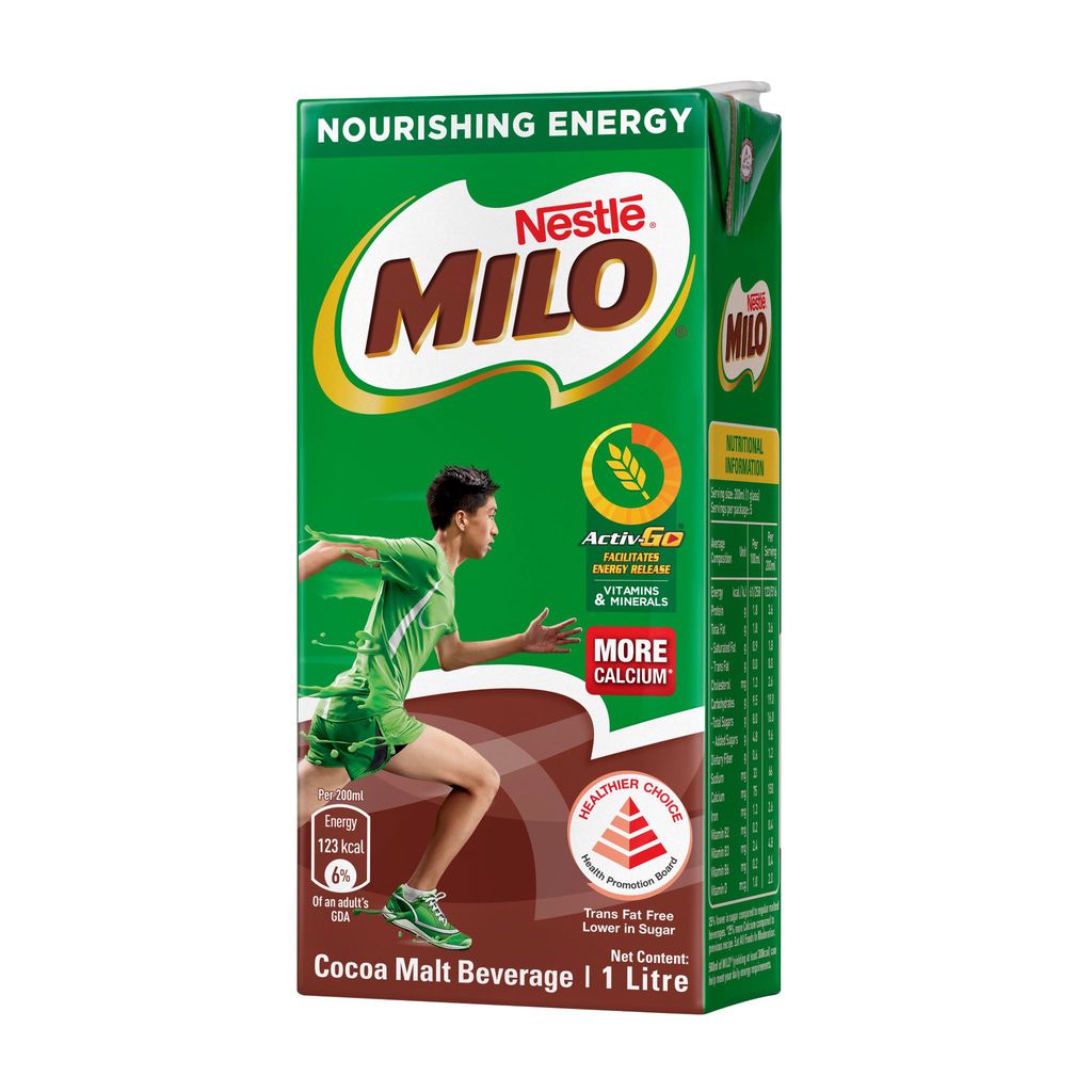 [Carton Bundle] MILO UHT Chocolate Malt Packet 12 X 1 Litre | Shopee ...