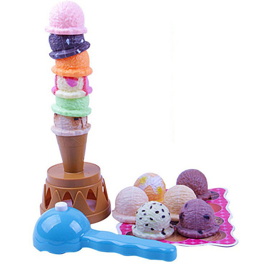 Ice Cream Stacking Tower Balancing Game for Kids Gift Play Family Game ...