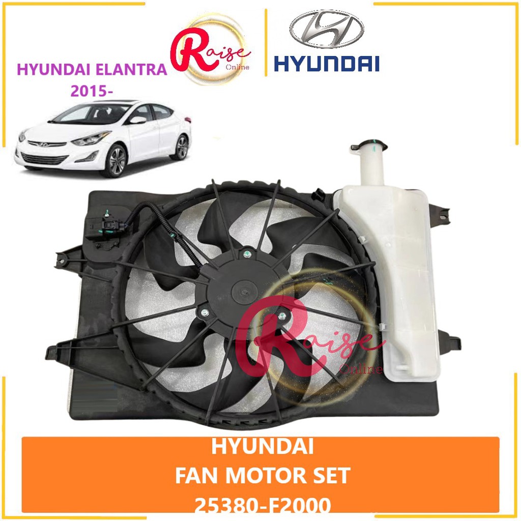 HYUNDAI RADIATOR FAN MOTOR SET ( FAN BLADE / FAN MOTOR / FAN SHROUD ...