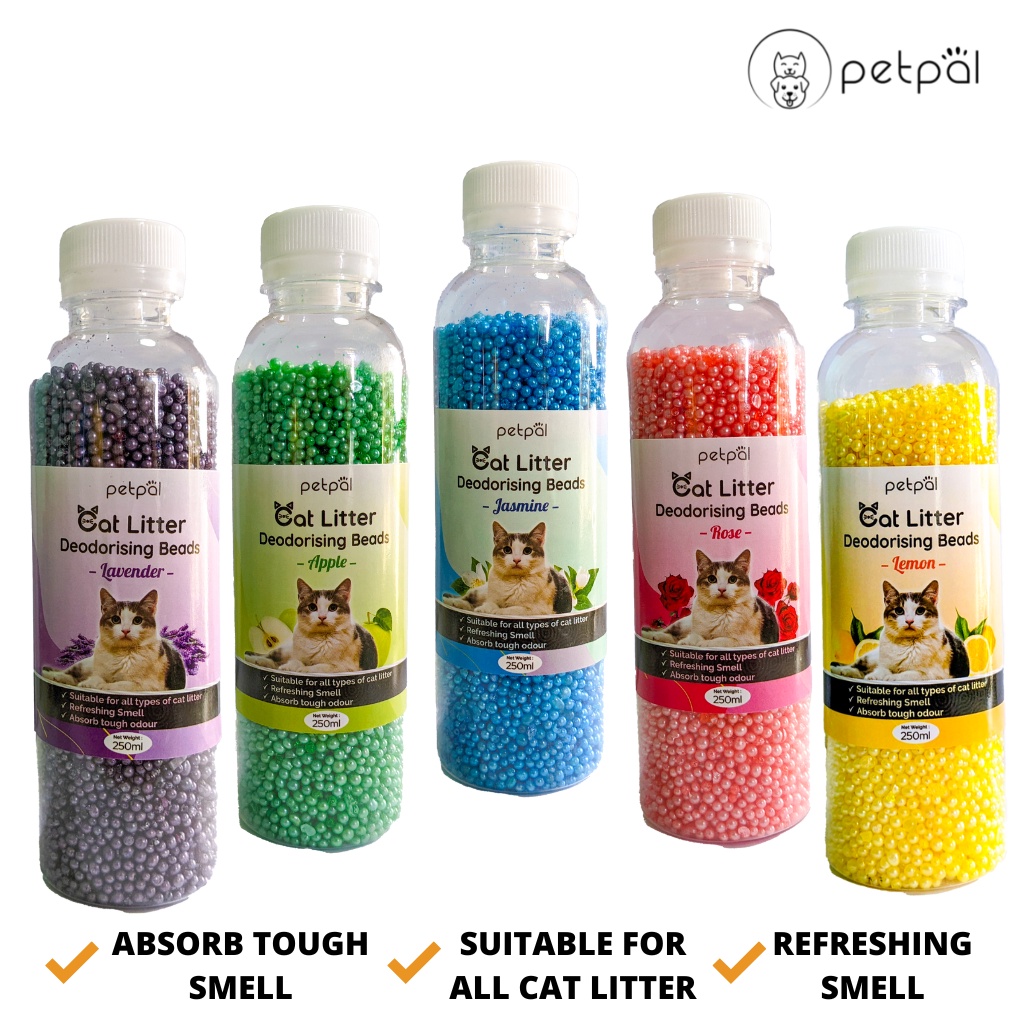 Petpal Cat Litter Deodorising Litter Beads for Cats (250ml) | Shopee ...